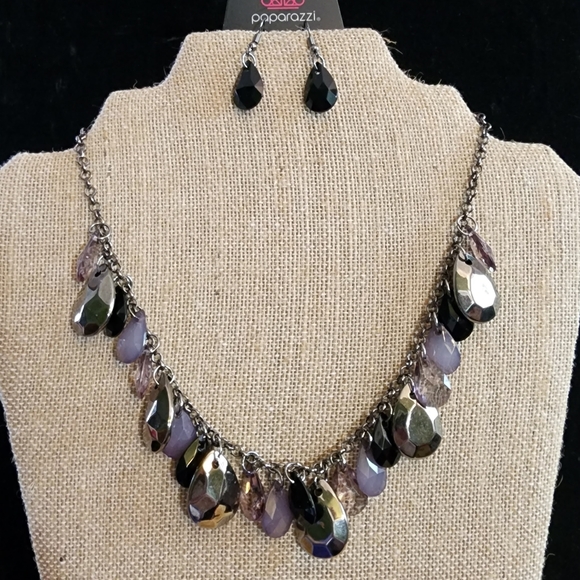 paparazzi | Jewelry | Paparazzi Necklace Hurricane Season Black | Poshmark